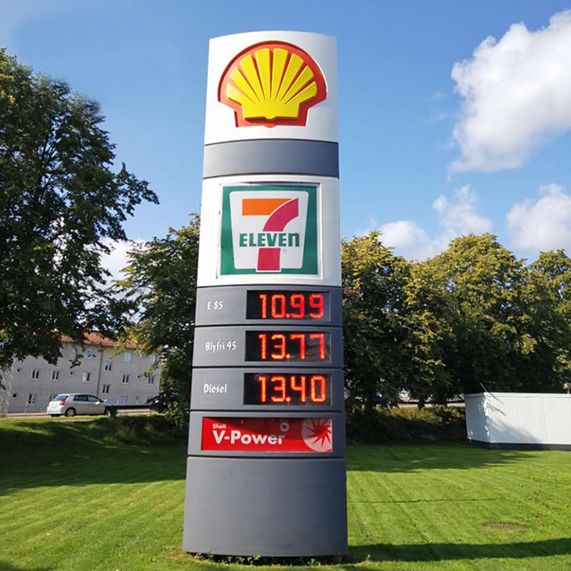 Gas stations signs with discount 25-50% in Vancouver