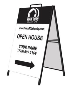 Team 3000 Realty signs - Quarter Cheaper Signs in Vancouver